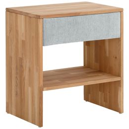 Nachttisch OTTO products, B:60cm H:65,5cm T:42cm, grau, Schlafzimmer, Tische, "Callum", passend zur Boxspringbett-Serie Jelle