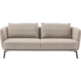 Schöner Wohnen Kollektion 3-Sitzer, B:210cm H:71cm T:91cm, beige, SCHÖNER WOHNEN-KOLLEKTION, 100% Polyester, Sofas, "Pearl - 5 Jahre Hersteller-Garantie, auch in Bouclé", Maße