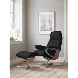 Relaxsessel stressless, B:83cm H:105cm T:74cm, schwarz, Leder BATICK: BATICK ist ein leicht korrigiertes, durchgef&auml;rbtes und genarbtes M&ouml;belleder,
