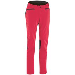 Gonso Damen Fahrradhose "SKARN W 2", pink, Gr. 40, 100% Polyester, Hosen, lange Damen Radhose, Softshell-Hose mit Ventilation am Innenbein
