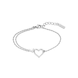 Lacoste Damen Armband "Schmuck Edelstahl Armband Fantasiekette VOLTE", 19,5cm, Edelstahl, silber, Edelstahl, Armb&auml;nder