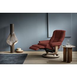 Relaxsessel stressless, B:79cm H:101cm T:77cm, rot, Leder BATICK: BATICK ist ein leicht korrigiertes, durchgef&auml;rbtes und genarbtes M&ouml;belleder, bei