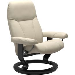 Relaxsessel stressless, B:76cm H:100cm T:71cm, beige, Leder BATICK: BATICK ist ein leicht korrigiertes, durchgefärbtes und genarbtes Möbelleder, bei