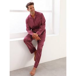 King´S Club KINGS CLUB Herren Schlafanzug, Gr. 64, rot, 83% Polyester, 17% Baumwolle, Homewear-Sets