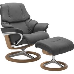 Relaxsessel stressless, B:79cm H:99cm T:75cm, grau, Leder BATICK: BATICK ist ein leicht korrigiertes, durchgef&auml;rbtes und genarbtes M&ouml;belleder, bei