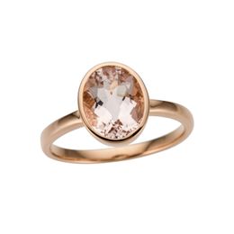 Firetti Damen Goldring "Schmuck Geschenk Gold 585 Damenring Goldring Edelstein Farbstein", 18, Roségold 585, 2mm, rosa, Roségold 585, Fingerringe,