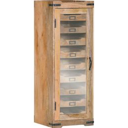 Kommode GUTMANN FACTORY, B:40cm H:110cm T:40cm, beige, Schlafzimmer, Sideboards, "Warehouse"