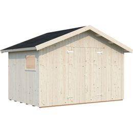 Ger&auml;tehaus Palmako, beige, Massivholz, Garten, Ger&auml;teh&auml;user, "Nils", natur