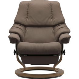 Relaxsessel stressless, B:88cm H:98cm T:77cm, braun, Leder BATICK: BATICK ist ein leicht korrigiertes, durchgef&auml;rbtes und genarbtes M&ouml;belleder, bei