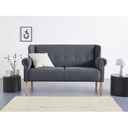 Küchensofa Home Affaire, B:174cm H:99cm T:73cm, grau, Sofas, "Moro", in verschiedenen Stoffe und Farben
