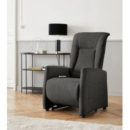 Sit & More TV-Sessel SIT & MORE, B:71cm, grau, 100% Polyester, Sessel, "Melissa", wahlweise elektrisch oder manuell verstellbar, optional Aufstehhilfe