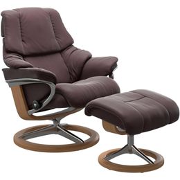 Relaxsessel stressless, B:79cm H:99cm T:75cm, rot, Leder BATICK: BATICK ist ein leicht korrigiertes, durchgefärbtes und genarbtes Möbelleder, bei dem