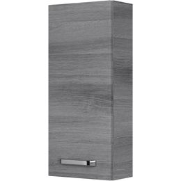 H&auml;ngeschrank SAPHIR, B:30cm H:70cm T:17cm, grau, Spanplatte, Badezimmer, Schr&auml;nke, "Serie 4010 Wand-Badschrank 30 cm breit mit 1 T&uuml;r, 2
