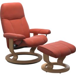 Relaxsessel stressless, B:72cm H:94cm T:70cm, beige, Leder BATICK: BATICK ist ein leicht korrigiertes, durchgefärbtes und genarbtes Möbelleder, bei