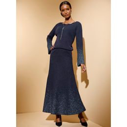 CR&Eacute;ATION L CREATION L Damen Strickpullover "Pullover", blau, Gr. 40, unifarben, 40% Polyacryl, 30% Polyamid, 20% Polyester, 10% metallisierte Fasern, Pullover