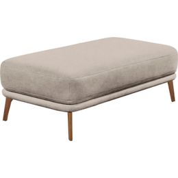 Schöner Wohnen Kollektion Hockerbank, B:120cm H:45cm T:70cm, beige, SCHÖNER WOHNEN-KOLLEKTION, 100% Polyester, Hocker, "Pearl - 5 Jahre Hersteller-Garantie, auch in Bouclé",