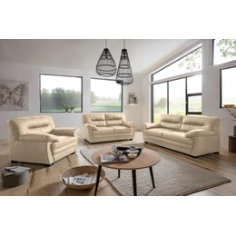 Sessel COTTA, B:110cm H:86cm T:90cm, beige, NaturLEDER (echtes Rindsleder);Kunstleder SOFTLUX;NaturLEDER: Bitte beachten Sie, dass Lederbezüge mehr