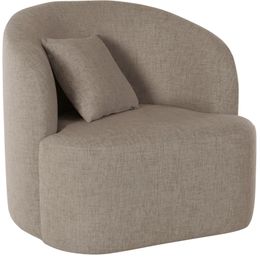 Drehsessel, B:94cm H:89cm T:94cm, beige, LeGer Home by Lena Gercke, Struktur fein 100% Polyester);Samtoptik (100% Polyester);Bouclé (100% Polyester),