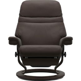 Relaxsessel stressless, B:88cm H:103cm T:78cm, braun, Leder BATICK: BATICK ist ein leicht korrigiertes, durchgefärbtes und genarbtes Möbelleder, bei
