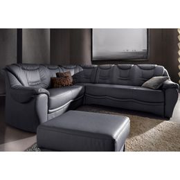 Sit & More Ecksofa SIT & MORE, B:265cm H:94cm T:215cm, schwarz, NaturLeder;Luxus-Microfaser;Luxus-Kunstleder;Primabelle-Microfaser, Wohnzimmer, Sofas, "Benson