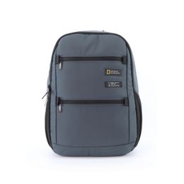 Damen Cityrucksack "Mutation", National Geographic, grau, Kunstfaser, Rucksäcke, aus recyceltem Polyester
