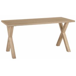 Mäusbacher Schreibtisch MÄUSBACHER, B:160cm H:75cm T:70cm, braun, Büro, Tische, "Mio"