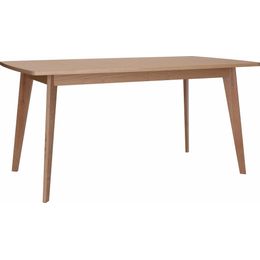 Esstisch WOODMAN, B:160cm H:77cm T:90cm, beige, Garten, Tische, "Kensal", inklusive Verl&auml;ngerungsplatte, im schlichten skandinavischen Design