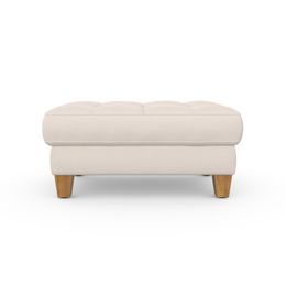 Sit & More Stauraumhocker SIT & MORE, B:101cm H:47cm T:66cm, beige, 100% Polyester, Hocker, "Westham", wahlewise mit/ohne Federkern