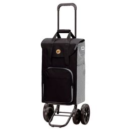 Andersen Einkaufstrolley "Quattro Shopper Liska", B:42cm H:117cm T:23cm, schwarz, Einkaufsk&ouml;rbe