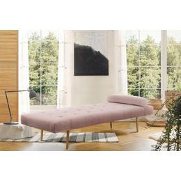Daybett Andas, beige, Daybetten, "Agnar", mit Kissenrolle, in 3 Bezugsstoffen und vielen Farben