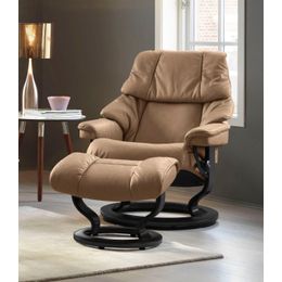 Relaxsessel stressless, B:88cm H:98cm T:78cm, braun, Leder BATICK: BATICK ist ein leicht korrigiertes, durchgefärbtes und genarbtes Möbelleder, bei