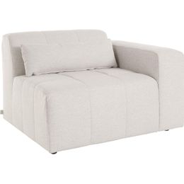 Sofaelement, B:116cm H:74cm T:90cm, beige, LeGer Home by Lena Gercke, 88% Polyester, 9% Rayon, 3% Nylon, Polsterelemente, "Maileen", Modul Sessel mit