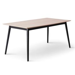 Esstisch, B:165cm H:74cm T:90cm, beige, HAMMEL FURNITURE, Tischplatte: Wei&szlig;pigmentiertes, matt lackiertes Eichenfurnier (nat&uuml;rliche MDF-Kante).