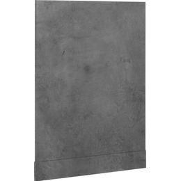 Wiho-K&uuml;chen Frontblende WIHO K&Uuml;CHEN, B:59,4cm H:56,5cm, grau, Holzwerkstoff, M&ouml;belblenden, "Cali", 60 cm breit, f&uuml;r teilintegrierbaren Geschirrsp&uuml;ler