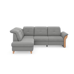 Ecksofa Home Affaire, B:269cm H:92cm T:200cm, grau, Luxus-Microfaser Euphora 100% Polyester, ;Easy Care: 98% Polyester, 2% Polyamid;Luxus-Microfaser