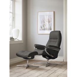 Relaxsessel stressless, B:92cm H:105cm T:80cm, grau, Leder PALOMA: PALOMA ist ein durchgefärbtes Semianilin-Möbelleder mit natürlicher Narbung.,