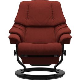 Relaxsessel stressless, B:79cm H:98cm T:78cm, rot, Leder BATICK: BATICK ist ein leicht korrigiertes, durchgefärbtes und genarbtes Möbelleder, bei dem