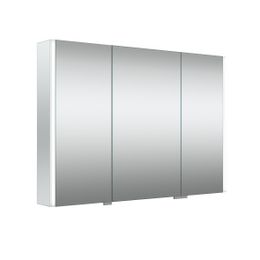 Spiegelschrank Welltime, B:100cm H:70cm T:13cm, transparent, Badezimmer, Schr&auml;nke, "Ahus", Mit Soft-Close-Funktion, inklusive Beleuchtung, Breite 100