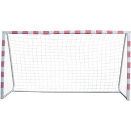 SANDORA Kinder Fußballtor "Volley L", B/H/L: 300cm x 160cm x 90cm, 1 Stk. Polyester Stahl, rot, Polyester, Stahl, B:300cm H:160cm L:90cm, Sport-Tore,