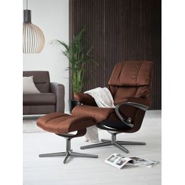 Relaxsessel stressless, B:83cm H:100cm T:76cm, braun, Leder PALOMA: PALOMA ist ein durchgefärbtes Semianilin-Möbelleder mit natürlicher Narbung.,