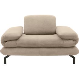 Sessel, B:139cm H:83cm T:98cm, beige, LOOKS by Wolfgang Joop, 100% Polyester, Sessel, "LOOKS XIII Loungesessel", Wahlweise mit Arm- und