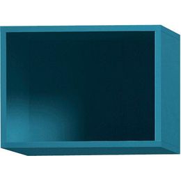 H&auml;ngeregal Optifit, B:40cm H:32cm T:34,5cm, blau, Wohnzimmer, Regale, "Mini"