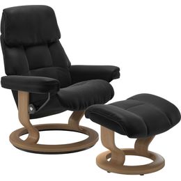 Relaxsessel stressless, B:88cm H:99cm T:77cm, schwarz, Leder BATICK: BATICK ist ein leicht korrigiertes, durchgefärbtes und genarbtes Möbelleder, bei