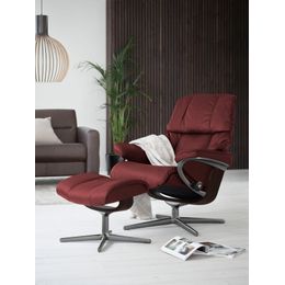 Relaxsessel stressless, B:83cm H:100cm T:76cm, rot, Leder PALOMA: PALOMA ist ein durchgefärbtes Semianilin-Möbelleder mit natürlicher Narbung.,