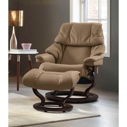 Relaxsessel stressless, B:75cm H:96cm T:75cm, braun, Leder BATICK: BATICK ist ein leicht korrigiertes, durchgef&auml;rbtes und genarbtes M&ouml;belleder, bei
