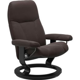 Relaxsessel stressless, B:85cm H:100cm T:77cm, braun, Leder BATICK: BATICK ist ein leicht korrigiertes, durchgef&auml;rbtes und genarbtes M&ouml;belleder, bei