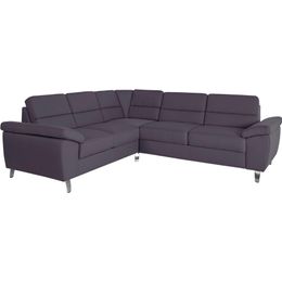 Sit & More Ecksofa SIT & MORE, B:249cm H:88cm T:229cm, grau, Wohnzimmer, Sofas, "Sorano L-Form", wahlweise mit Bett- und Relaxfunktion, inkl. Bettkasten