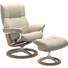 Relaxsessel stressless, B:79cm H:102cm T:73cm, beige, Leder BATICK: BATICK ist ein leicht korrigiertes, durchgefärbtes und genarbtes Möbelleder, bei