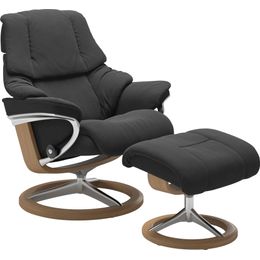 Relaxsessel stressless, B:79cm H:99cm T:75cm, grau, Leder BATICK: BATICK ist ein leicht korrigiertes, durchgef&auml;rbtes und genarbtes M&ouml;belleder, bei