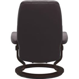 Relaxsessel stressless, B:85cm H:100cm T:77cm, rot, Leder BATICK: BATICK ist ein leicht korrigiertes, durchgefärbtes und genarbtes Möbelleder, bei